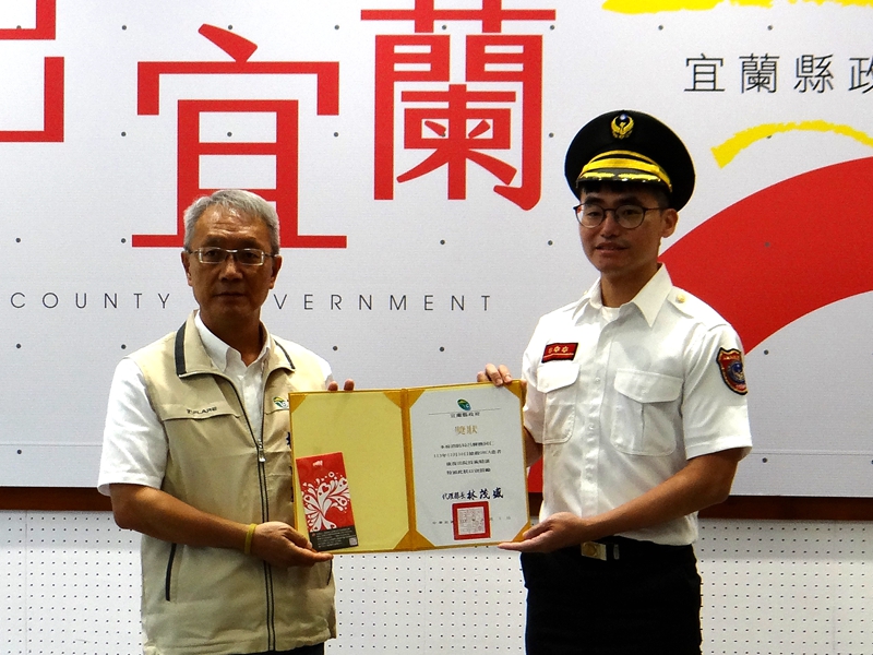 OHCA獲新生！宜蘭14位消防英雄受表揚 | 宜蘭新聞網